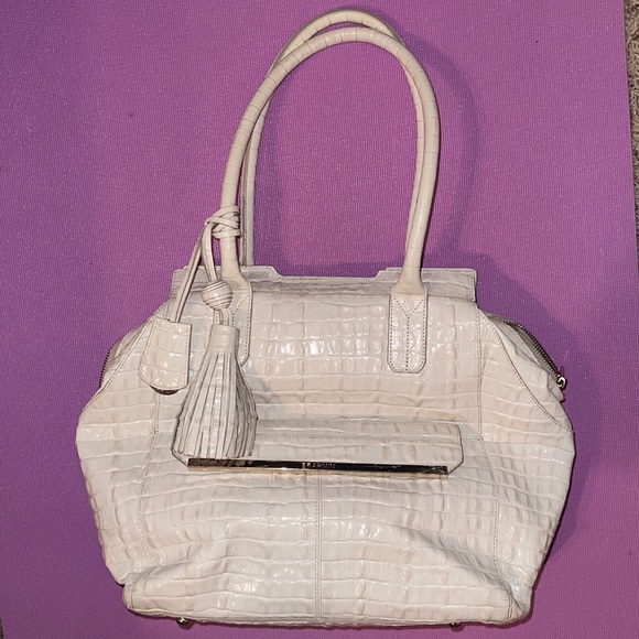 Brahmin | Bags | White Brahmin Handbag | Poshmark